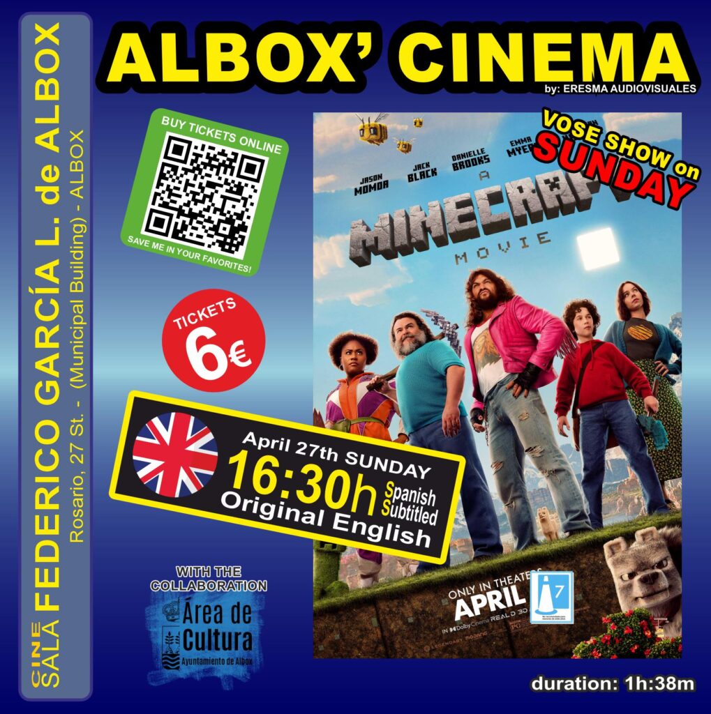 A MINECRAFT movie in ALBOX's CINEMA - Interior de Almeria - Valle del ...